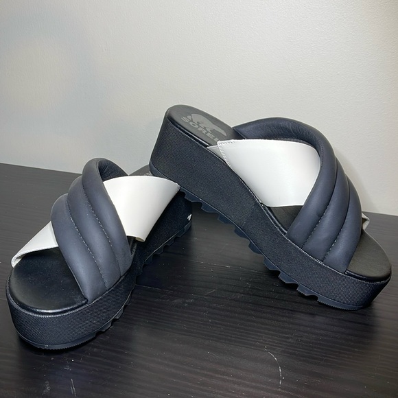 Sorel | Shoes | Sorel Womens Cameron Flatform Puff Mule Size 75 | Poshmark